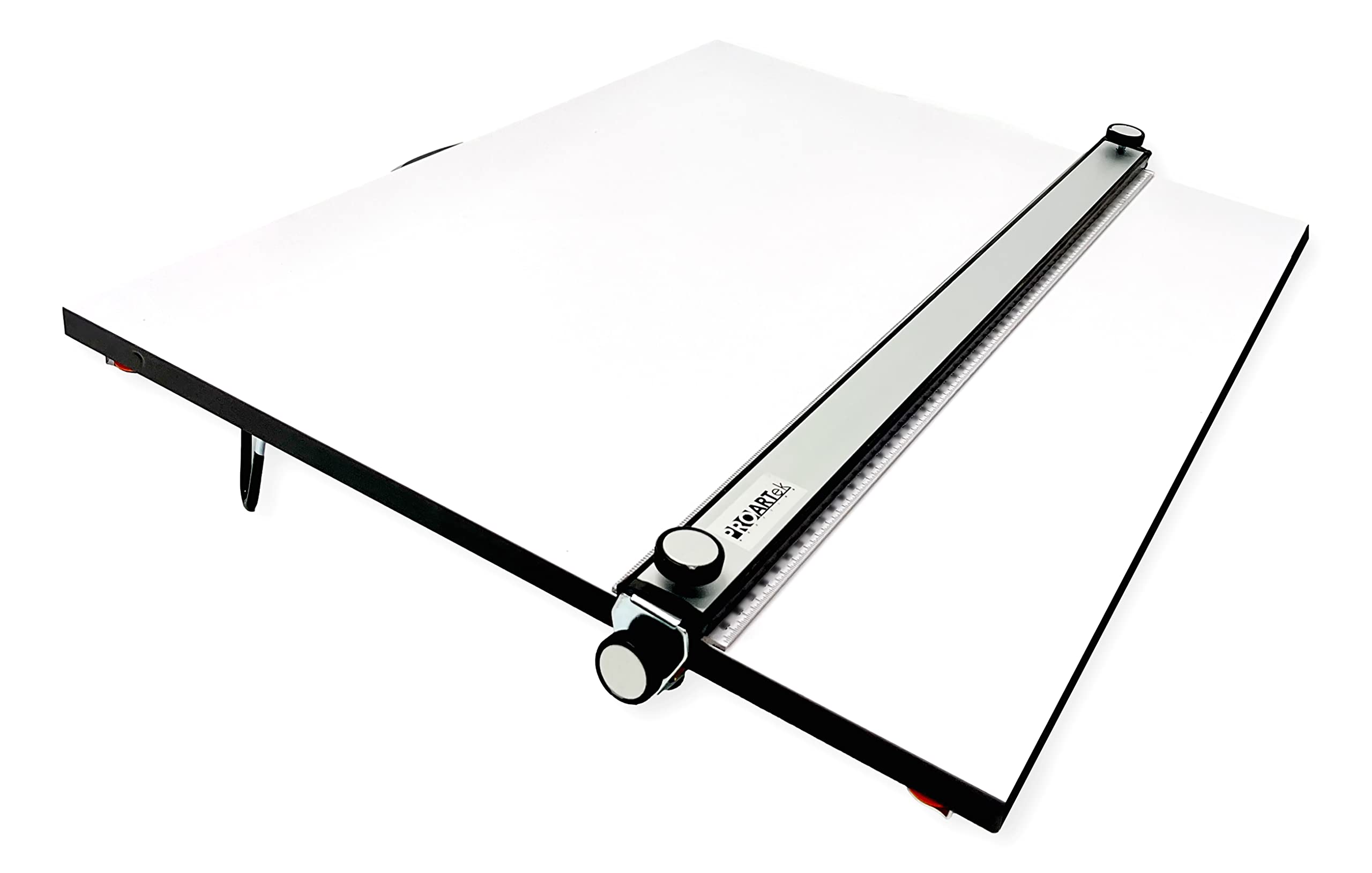 Proartek Drafting PK00019 Model PXB42 Portable Drafting Drawing Board 30" x 42"; PXB Series; Adjustable Aluminum Parallel Straightedge; Carry Handle; Architecture Tool for Students and Professionals