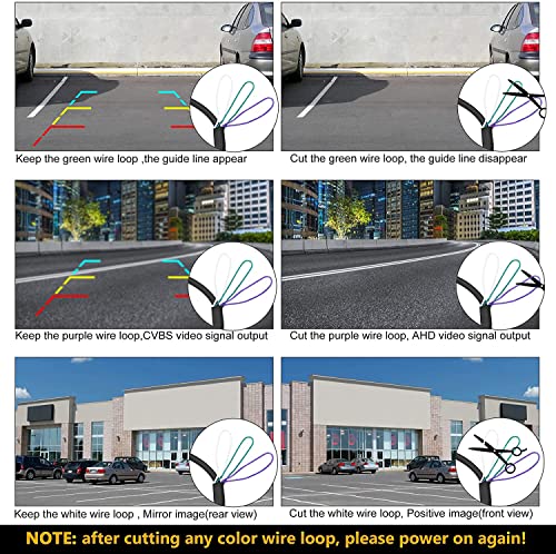 NATIKA Backup/Front/Side View Camera: No Distortion Effect Starlight Night Vision HD Metal Flush or Surface Mount CVBS | AHD Reverse Rear View Backup Camera for Cars Pickup Trucks SUVs RVs Vans