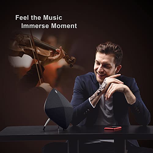 ASIMOM Bluetooth Speaker for Home, 45W (60W Peak) AC Powered Bluetooth Speaker with Loud Bass, Wireless Stereo Pairing, Built-in Mic, for Home, Office and Gift