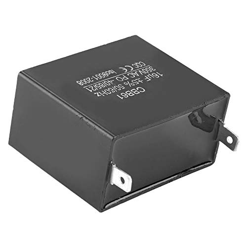 CBB61 Capacitor, Motor Starting Capacitor 350V AC 16uF 50/60Hz Motor Running Capacitor Generator CBB61 CQC Capacitor