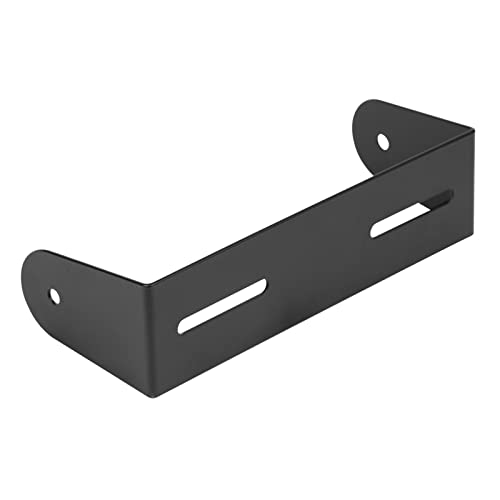 8 PCS Adjustable Universal Replacement Mounting Bracket for CB Radio Transceiver & Scanners, Steel Surface Black Powder Coated