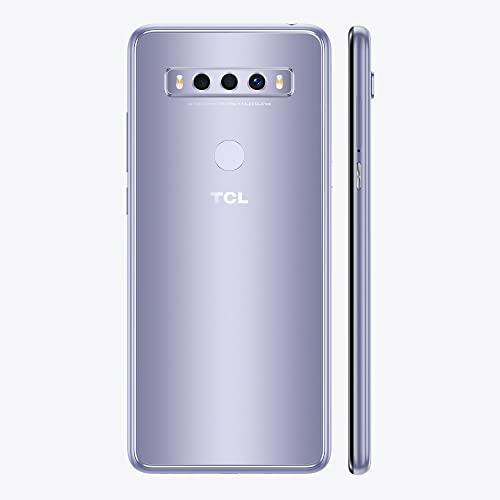 TCL 10 SE Unlocked Android Smartphone, 6.52" V-Notch Display, US Version Cell Phone with 16 MP AI Triple-Camera 4GB + 64GB, 4000mAh Fast Charging Battery, ICY Silver (Not Compatible with Verizon)