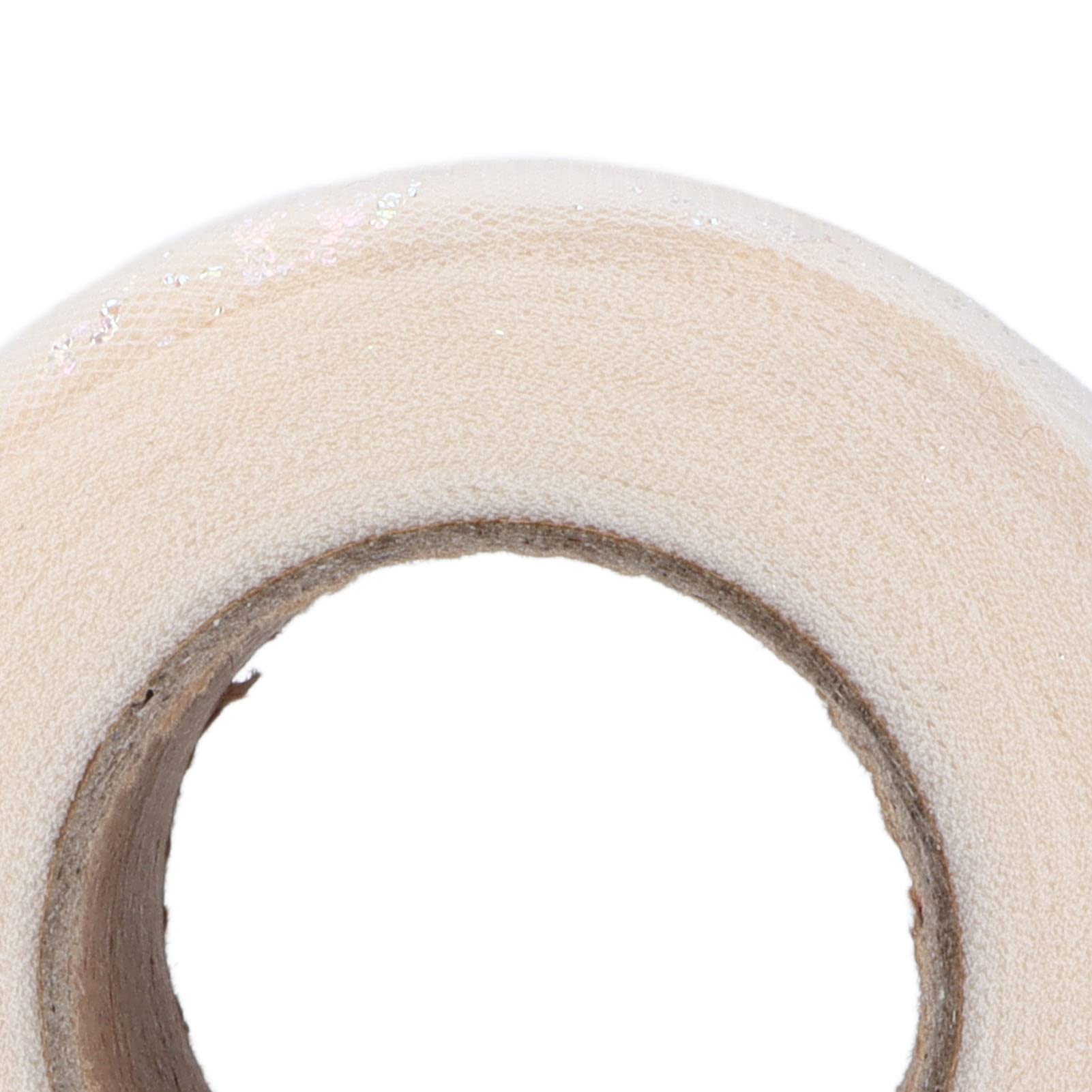 Tulle Fabric Roll, 25 Yards Glitter Tulle 6cm Width Sparkling Tulle Spool Ribbon Sequin Tulle Netting Fabric for Tutu Skirts Gift Wrap Bridal Decorations DIY Craft(Beige)