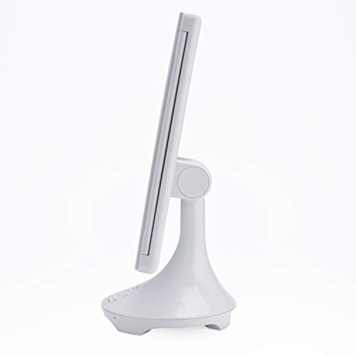 iHome Beauty Reflect Trifold Vanity Speaker with Bluetooth Audio, Hands-Free Speakerphone, LED Lighting, Siri and Google Support, and USB Charging