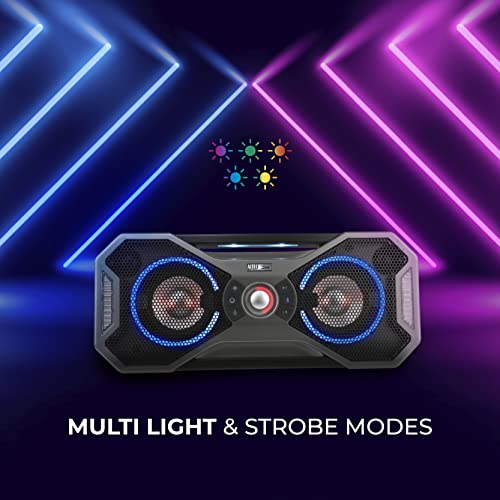 Altec Lansing Mix 2.0 - Waterproof Bluetooth Speaker with Strong Bass, Portable Speaker for Travel & Outdoor Use, 100 Foot Range & 20 Hour Playtime