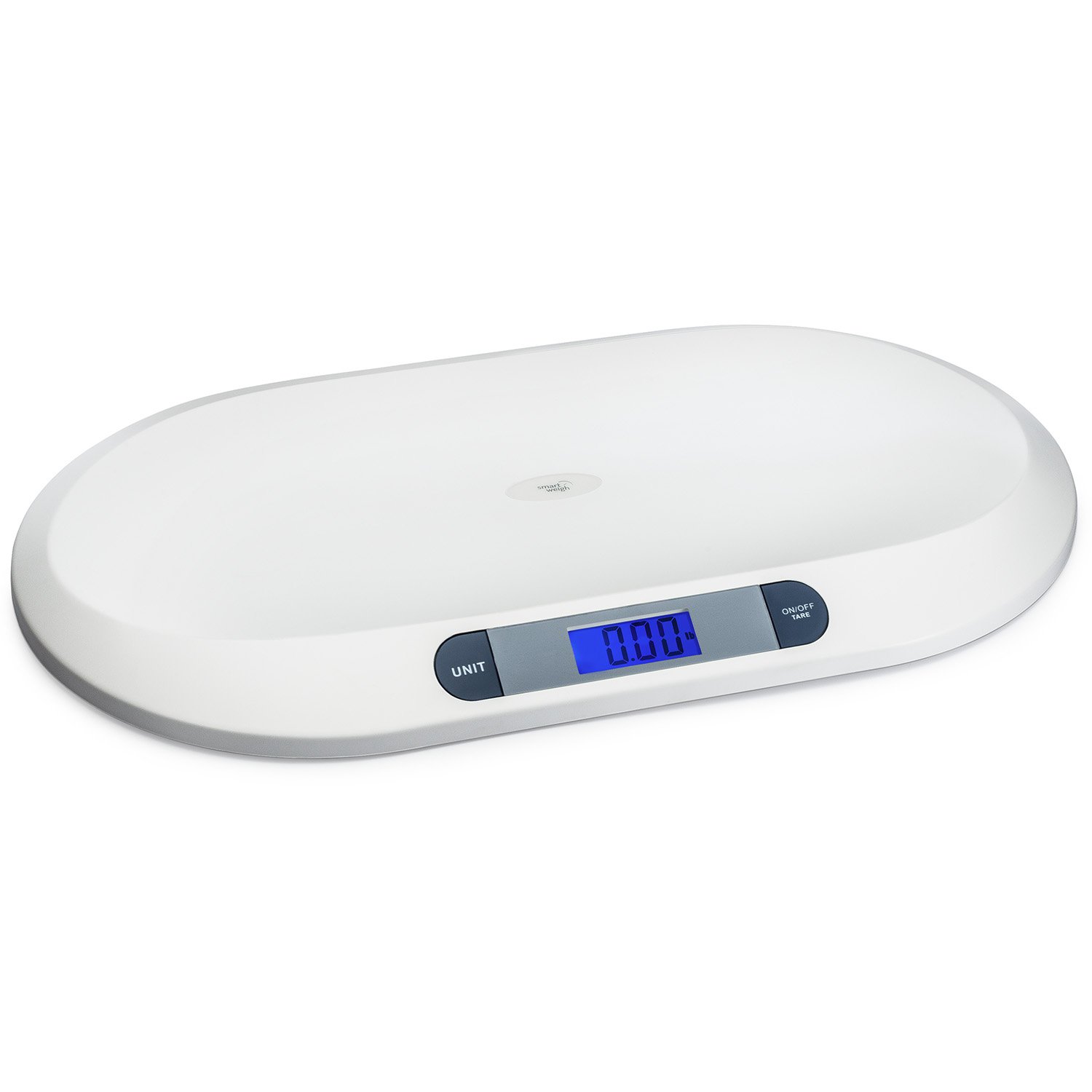 Smart Weigh Comfort Baby Scale, 44 Pound Capacity, 3 Weighing Modes, Accurate Digital Scale for Infants, Toddlers, and Babies