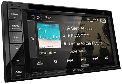 Kenwood DDX26BT Double DIN SiriusXM Ready Bluetooth In-Dash DVD/CD/AM/FM Car Stereo Receiver w/ 6.2" Touchscreen