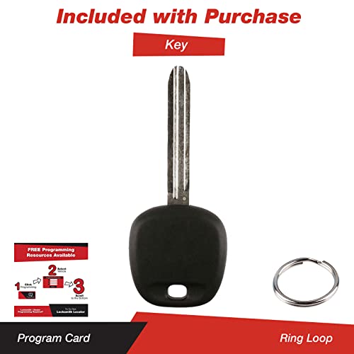 KeylessOption Keyless Entry Remote Control Car Key Fob Replacement for Toyota Camry GQ43VT14T