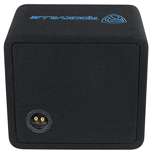 Rockville SK510 PACKAGE 10" 1200w Loaded K5 Car Subwoofer Enclosure+DB11 Amp