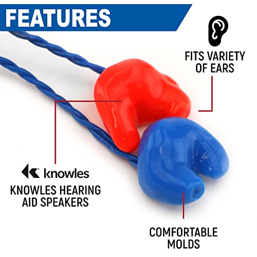 Rugged Challenger Semi-Custom Ear Mold Speakers for Racing Radios Communications Electronics β Connects to 1/8" Ear Bud Jack