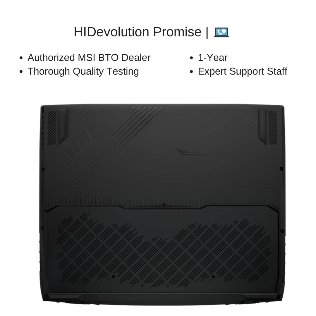 HIDevolution [2023] MSI Titan GT77HX 13VH 17.3" UHD 144Hz, 2.2 GHz i9-13980HX, RTX 4080, 128 GB DDR5 RAM, 16 TB PCIe SSD, Windows 11 Pro