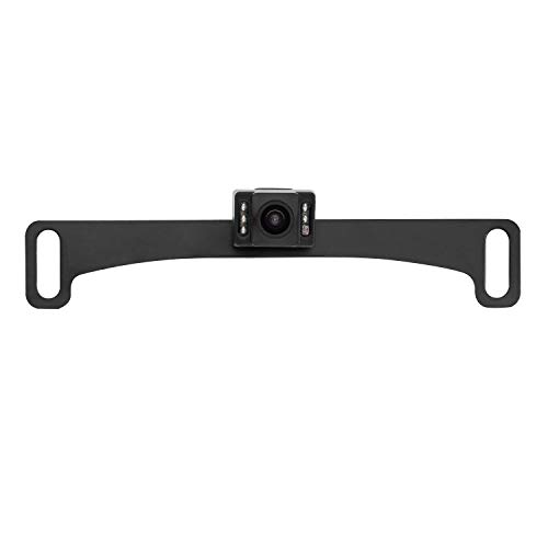 BOYO VTL17IRTJ - Concealed License Plate Backup Camera with Night Vision and Active Parking Lines (Black)