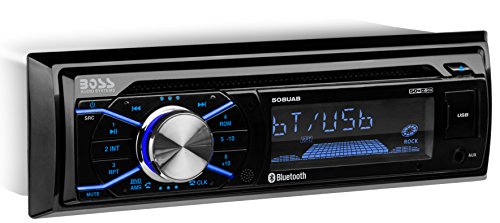 BOSS Audio Systems 508UAB Car Stereo System - Single Din, Bluetooth Audio and Calling Head Unit, Aux-in, USB, Built-in Microphone, CD Player, AM/FM Radio Receiver, Hook Up To Amplifier