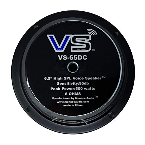 Menace Audio® 6.5" Midrange Speaker with Dust Cap