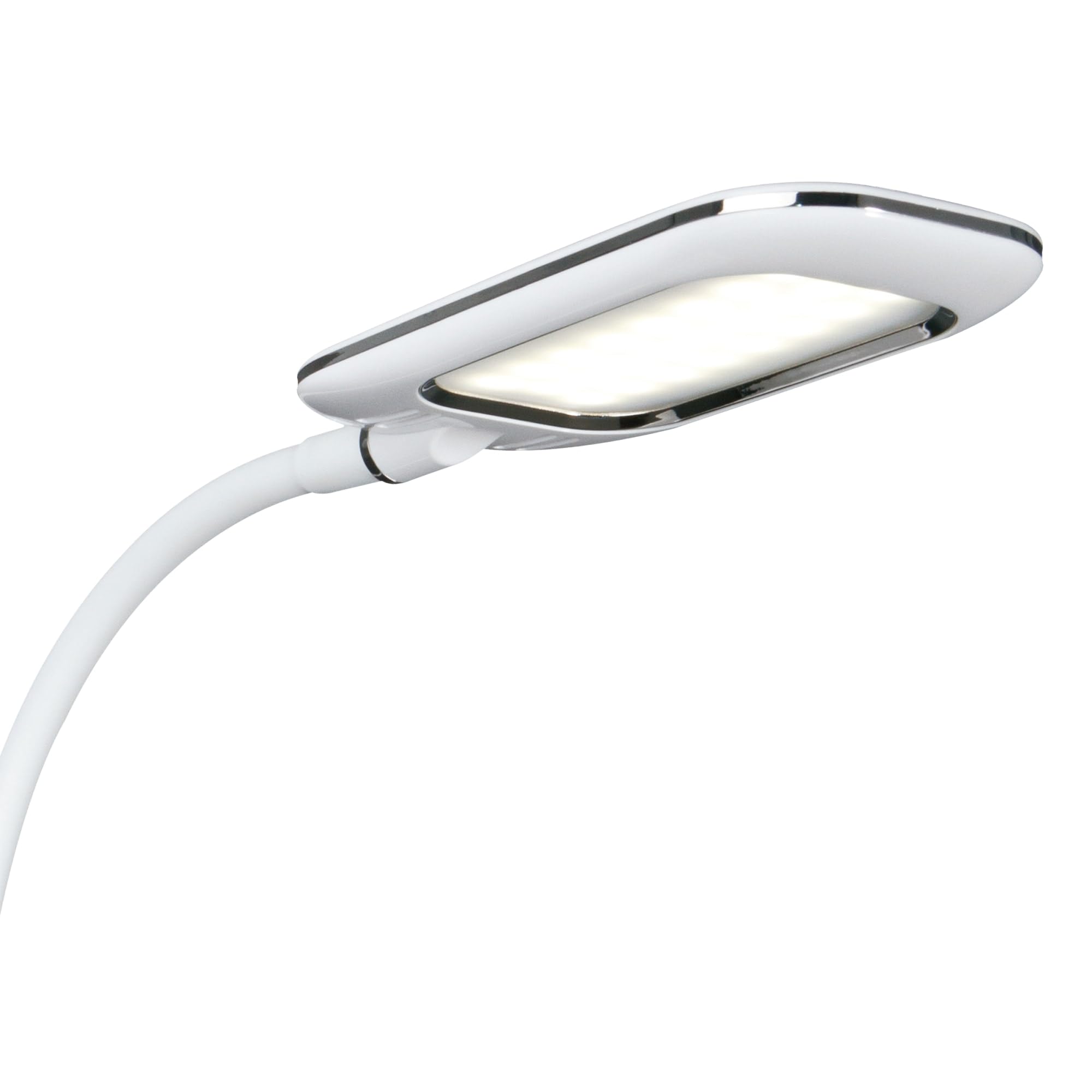 OttLite LED Desk Lamp with Wireless Charging, Prevention Designed to Reduce Eyestrain - Adjustable Flexible Neck, 3 Color Modes & Touch Controls - Crafting, Office Work, Reading & Studying