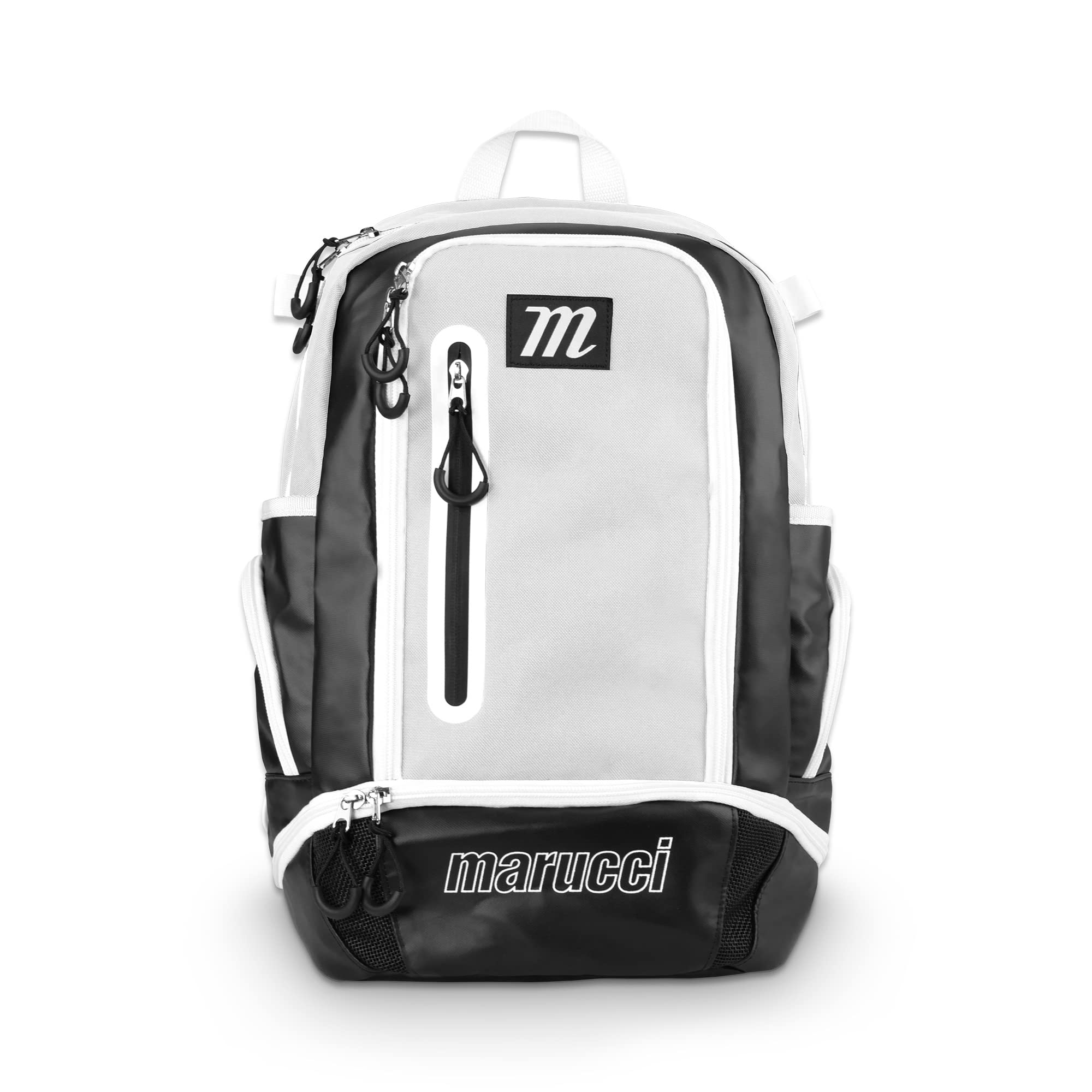 MARUCCI Cavalry Baseball BAT Pack, White/Black, 11.5" W x 7.5" D x 17" H