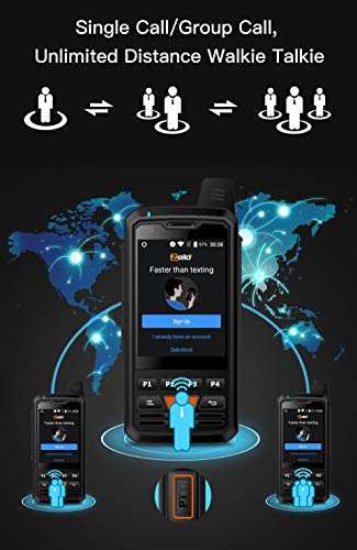 UNIWA Alps F50 Zello PTT Walkie Talkie 2.8 inches Touch Screen Quad Core MTK6735 1GB+8GB 4000mAh 4G LTE Android 6.0 Rugged Smartphone