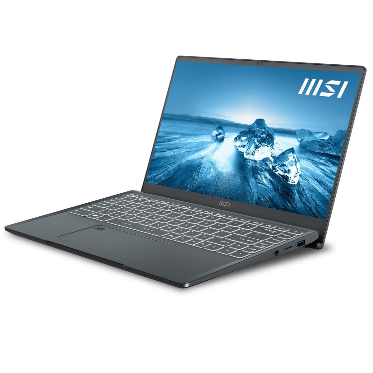 MSI Prestige 14 14" FHD Ultra Thin and Light Professional Laptop: Intel Core i7-1260P GTX 1650 16GB LPDDR4X 512GB NVMe SSD, Thunderbolt 4, MicroSD Card Reader, Win 11 Pro: Carbon Gray A12SC-007