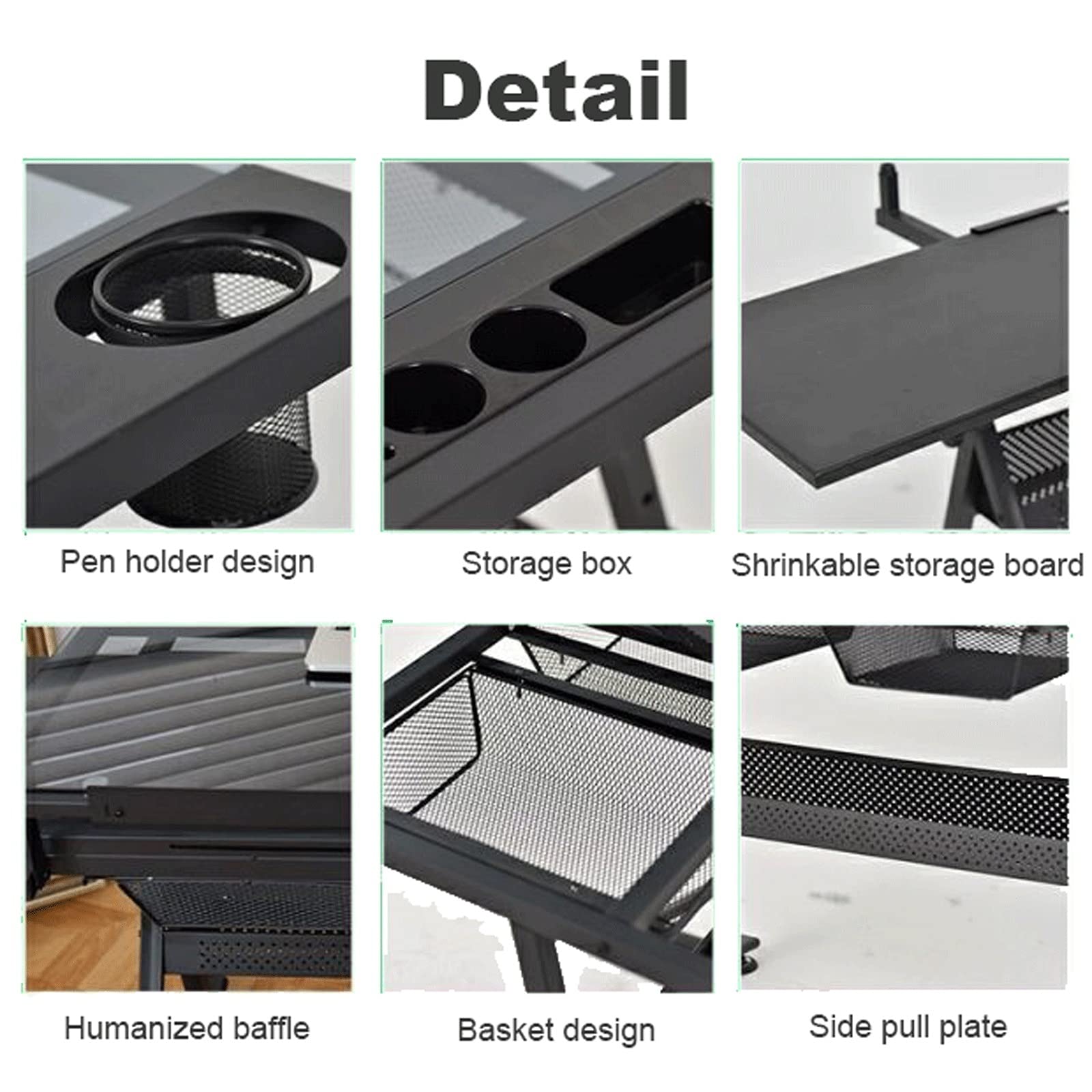 Adjustable Glass Drafting Table,Versatile Art Study Table,with Storage Drawers,Art Studio Design Sketching Painting Work Station