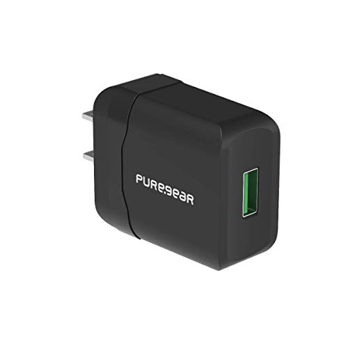 PureGear, 15W Qi-Certified Fast Wireless Charging Pad for Galaxy S21,S20,S10,S9,S8,Note 20,10. iPhone 12, 12Pro, 12 Pro Max, SE, 11, 11Pro, 11 Pro Max, Xs Max, XR, XS, X, 8, AirPods Include AC Adapter