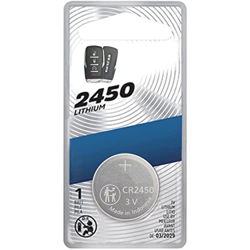 CR2450 2450 OEM Original Key Fob Battery for Dodge Ram Prox (Bundle with tool) Case Shell 1500 2500 3500 4500 5500 Big Horn Laramie Longhorn Lone Star Power Wagon Rebel TRX GQ4-76T or OHT-4882056
