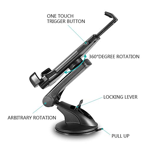 Windshield Dashboard Car Mount for Samsung Galaxy Xcover6 Pro S22 Ultra S22 Plus S22 S21 FE S20 FE 2022 M53 M33 M23 M13 F23 F13 A73 A53 A33 A23 A13 All Phone
