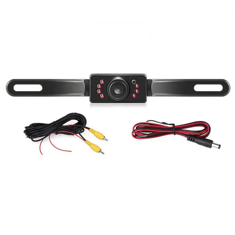IHEX Auto License Plate Backup Camera Rear View Backup Camera Universal Backing Camera License Plate for Pickup Truck Car SUV 149° Perfect Angle Night Vision Waterproof