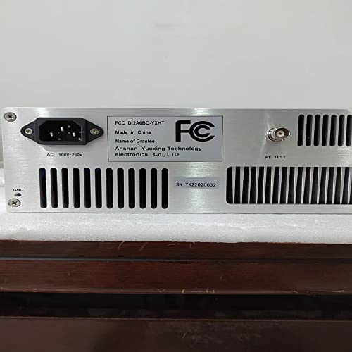 FCC Certified FM Transmitter for Church 50W Broadcast Transmitter with Cable and Antenna FCC ID is 2A6BQ-YXHT