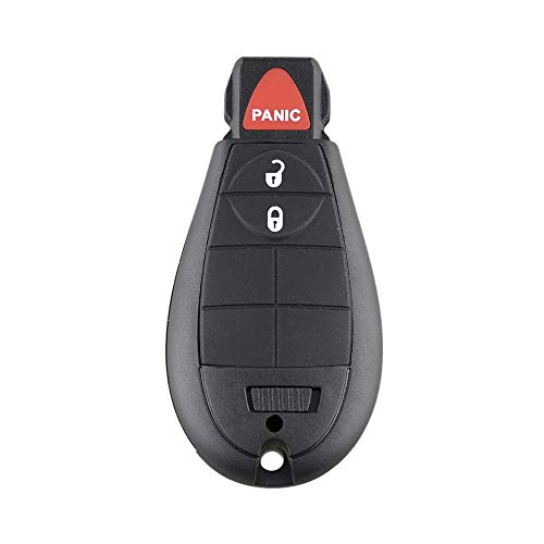 ADAURIS GQ4-53T Keyless Entry Remote Key Fob, 3 Buttons Smart Key 56046953,56046953AE, 56046953AC,56046953AG, Fits for Dodge Ram 1500 2500 3500