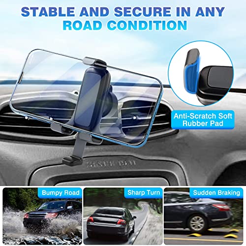 Sunsdrew Custom Fit for Phone Holder Jeep Renegade 2015-2023 Air Vent Cell Phone Holder Handsfree Thick Case Friendly Car Phone Mount for iPhone, Samsung, Moto, Nokia and Other Smartphones