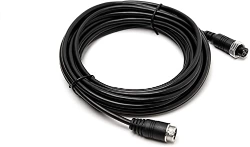 DoHonest D25 Aviation Bus Video Cord Cable 50 Ft,Built-in 4-Pin Cord Connecting a Single Power Car Vehicle Backup Camera/Rear View Monitor System Kit …