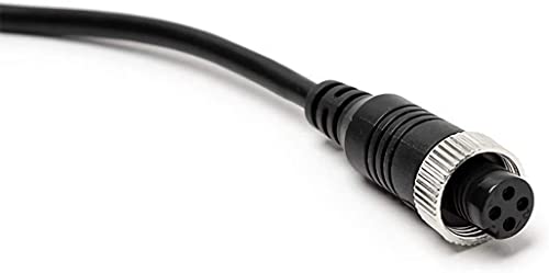 DoHonest D25 Aviation Bus Video Cord Cable 50 Ft,Built-in 4-Pin Cord Connecting a Single Power Car Vehicle Backup Camera/Rear View Monitor System Kit …