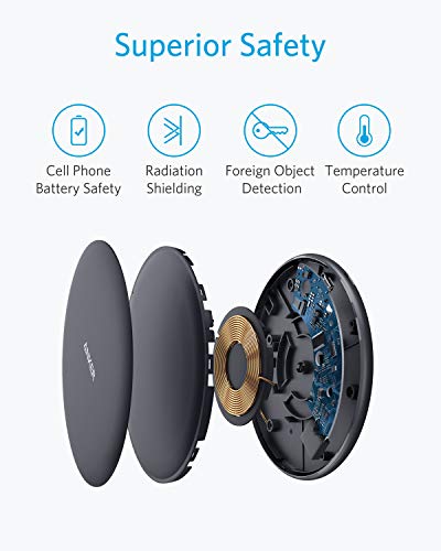 Anker Wireless Chargers Bundle, PowerWave Pad & Stand, Qi-Certified Compatible iPhone 12, 12 Mini, 12 Pro Max, 11, 11 Pro, 11 Pro Max, Xs Max, XR, 10W for Galaxy S20 S10 S9, Note 10 (No AC Adapter)