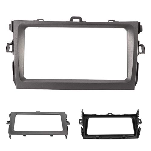 Double DIN Car Stereo Install Kit | 2Din 7in Navigation Fascias Frame Car DVD Radio Panel Trim Fits for Toyota Corolla 08β13