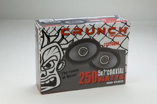 Crunch CS5768CX CS Series Speakers (5" x 7"/6" x 8", Coaxial, 250 Watts max)