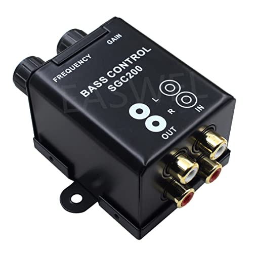 Car Audio Amplifier Subwoofer Bass RCA Level Remote Volume Control Knob Boss