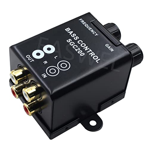 Car Audio Amplifier Subwoofer Bass RCA Level Remote Volume Control Knob Boss