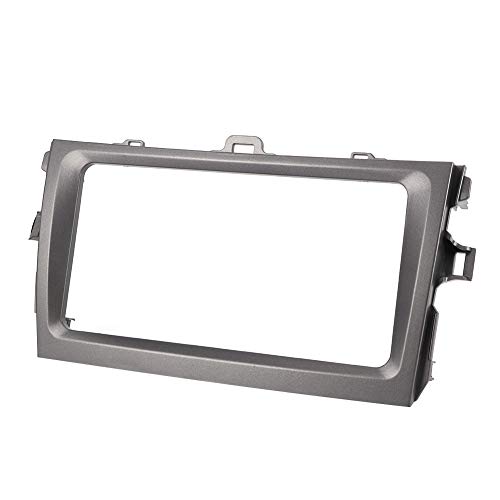 Double DIN Car Stereo Install Kit | 2Din 7in Navigation Fascias Frame Car DVD Radio Panel Trim Fits for Toyota Corolla 08β13