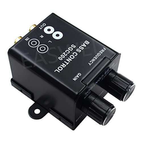 Car Audio Amplifier Subwoofer Bass RCA Level Remote Volume Control Knob Boss