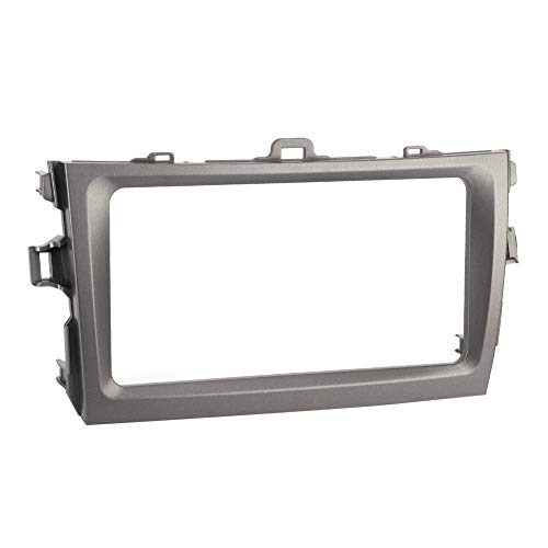 Double DIN Car Stereo Install Kit | 2Din 7in Navigation Fascias Frame Car DVD Radio Panel Trim Fits for Toyota Corolla 08β13