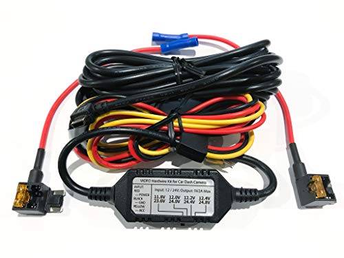 Viofo 3-Wire HK3 Hardwire Kit for The A119V3 and A129 Dash Cameras with Low Profile (Micro) Fuse Taps