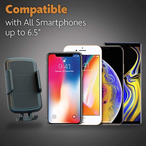 Bestrix Cup Phone Holder for Car, Cup Holder Phone Mount, Phone Holder for Car Universal for iPhone 11 Pro Xs XS MAX XR X 8 7 6s Plus SE, Galaxy S10 5G S10 S10E S9, LG, Pixel, HTC and All Smartphones