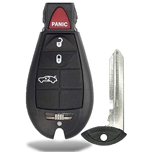 1 New Keyless Entry 4 Buttons Remote Start Car Key Fob M3N5WY783X, IYZ-C01C For 300 Challenger Charger Durango Jeep Grand Cherokee