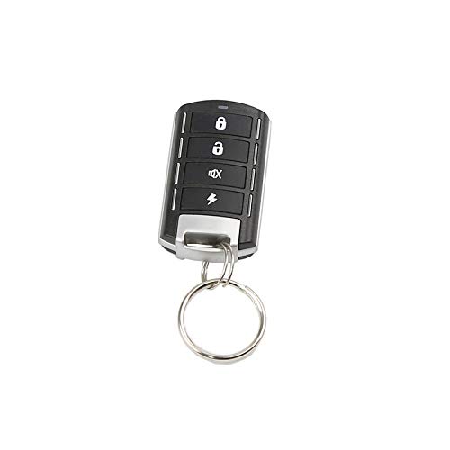 BANVIE 1 Way Motorcycle Security Alarm System with Remote Engine Start Anti-Theft Vibration