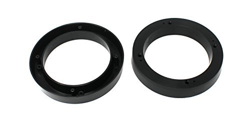 2 Pack Black Plastic 1" Depth Ring Adapter Spacer for 5.25"- 6" Car Speaker USA