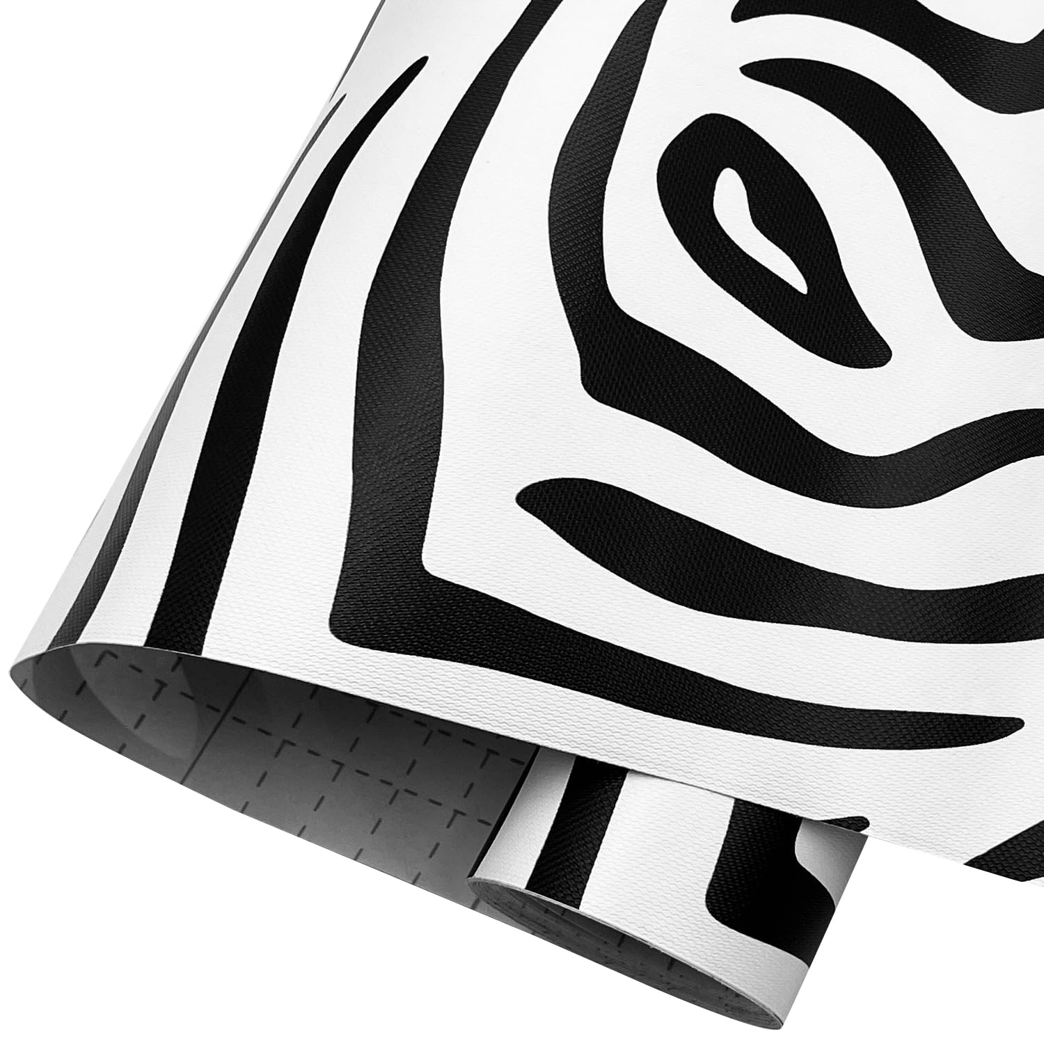 SimpleLife4U Self Adhesive Furniture Protect Paper Moisture Proof Shelf Liner 300cm,Zebra Stripe Valentine's Day Gift
