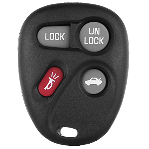 ECCPP 1X Key Fob CASE Replacement for Chevy Express 1500/2500/ 3500 for Malibu for Blazer for GMC for Savana 1500 2500 3500 for Cadillac for DeVille for Eldorado for Buick for Riviera KOBLEAR1XT