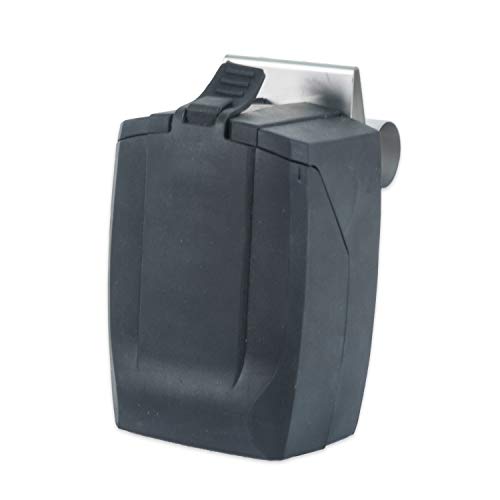 KeyGuard PRO Hanging Lock Box & Faraday Bag - Portable Punch Button Combination Lockbox to Hang on Car Windows and More - Portable Faraday Pouch for Key Fobs and Small Devices - SL-591-CVR
