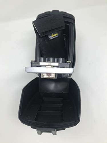 KeyGuard PRO Hanging Lock Box & Faraday Bag - Portable Punch Button Combination Lockbox to Hang on Car Windows and More - Portable Faraday Pouch for Key Fobs and Small Devices - SL-591-CVR