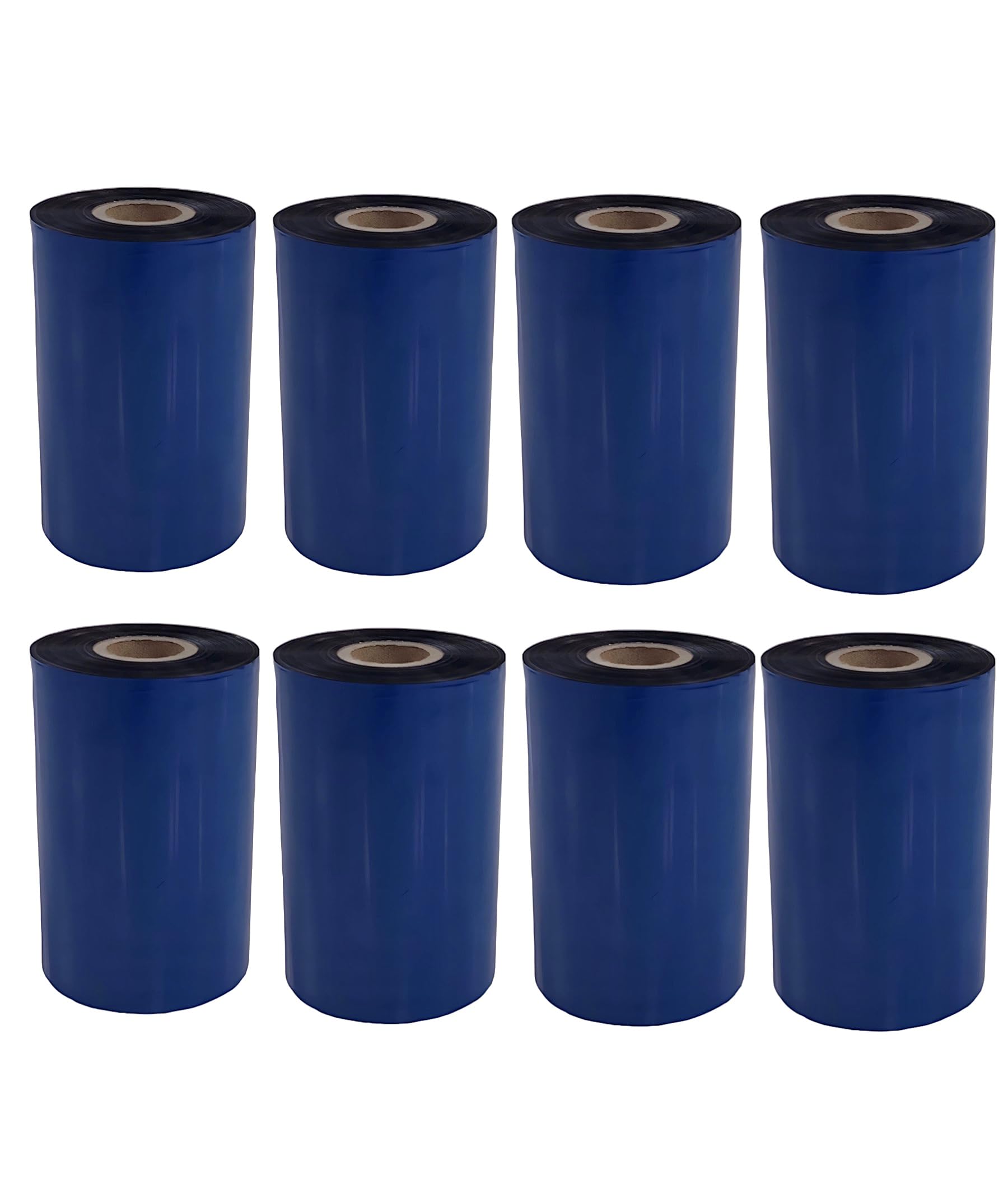 Thermal Transfer Ribbon - Wax 4.33" X 1476' (110mm X 450m) Black 24 Rolls/Case (ZEBRA Printer)